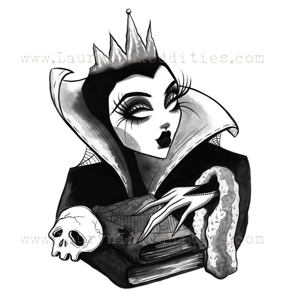 Evil Queen Snow White Drawing